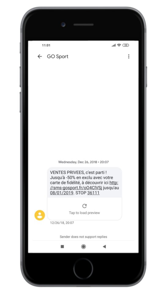 10 Exemples de Message SMS par des Entreprises Réelles