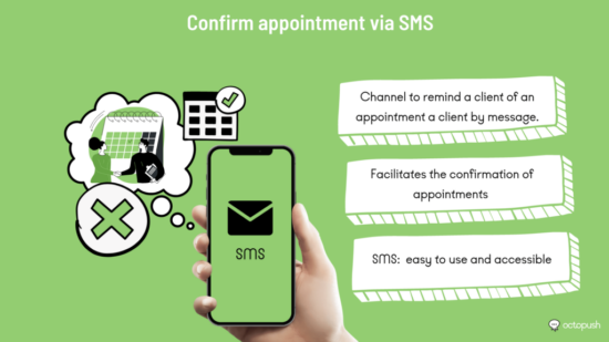 Confirm appointment by SMS : Usability and configuration - Octopush